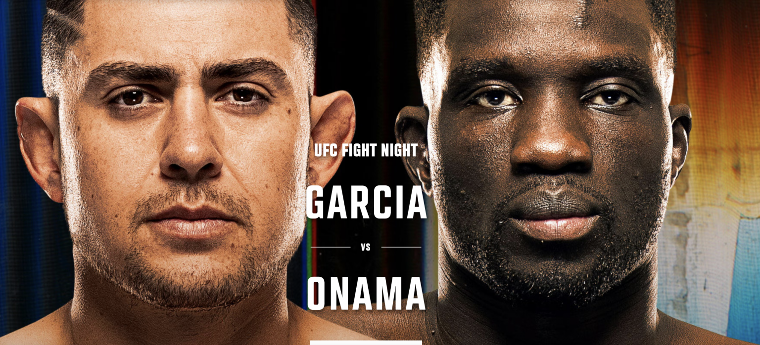 How to Watch: UFC Fight Night — Garcia vs. Onama (Nov. 1, 2025) | The ...